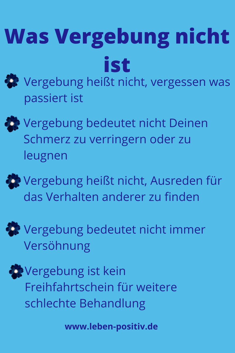 Vergebung für Dich selbst lernen - praktische, hilfreiche Strategien ...
