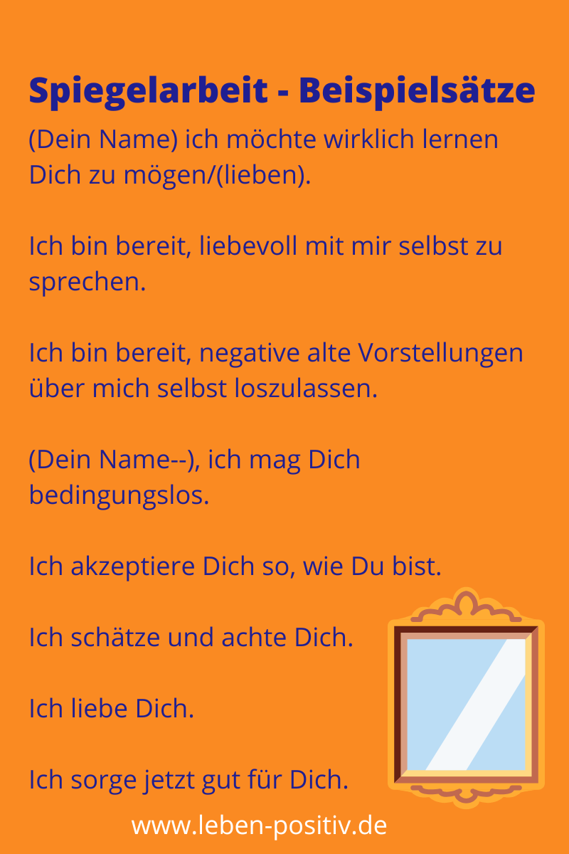 Die Spiegelübung: Selbstliebe und Akzeptanz kultivieren – L E B E N - P ...